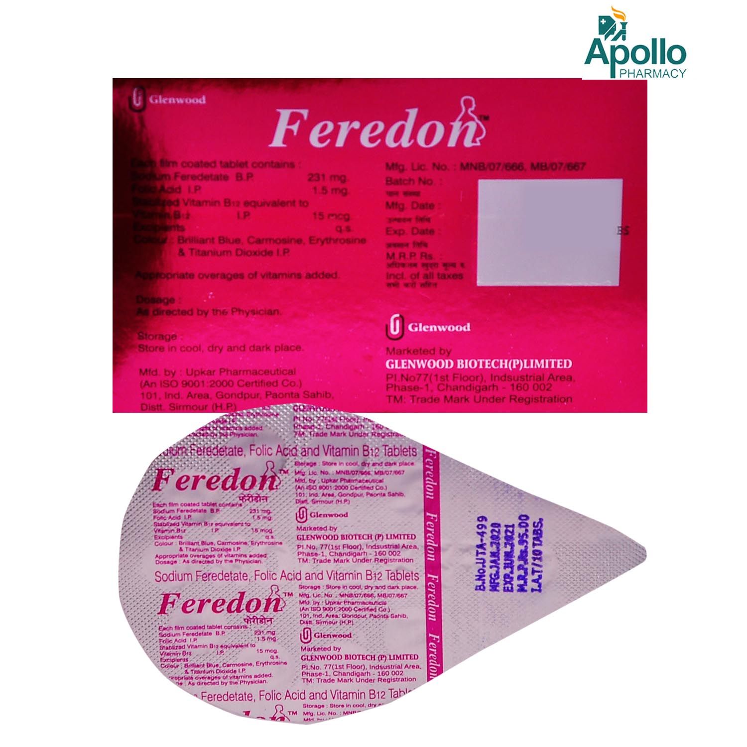 Feredon Tablet 10's Price, Uses, Side Effects, Composition - Apollo ...