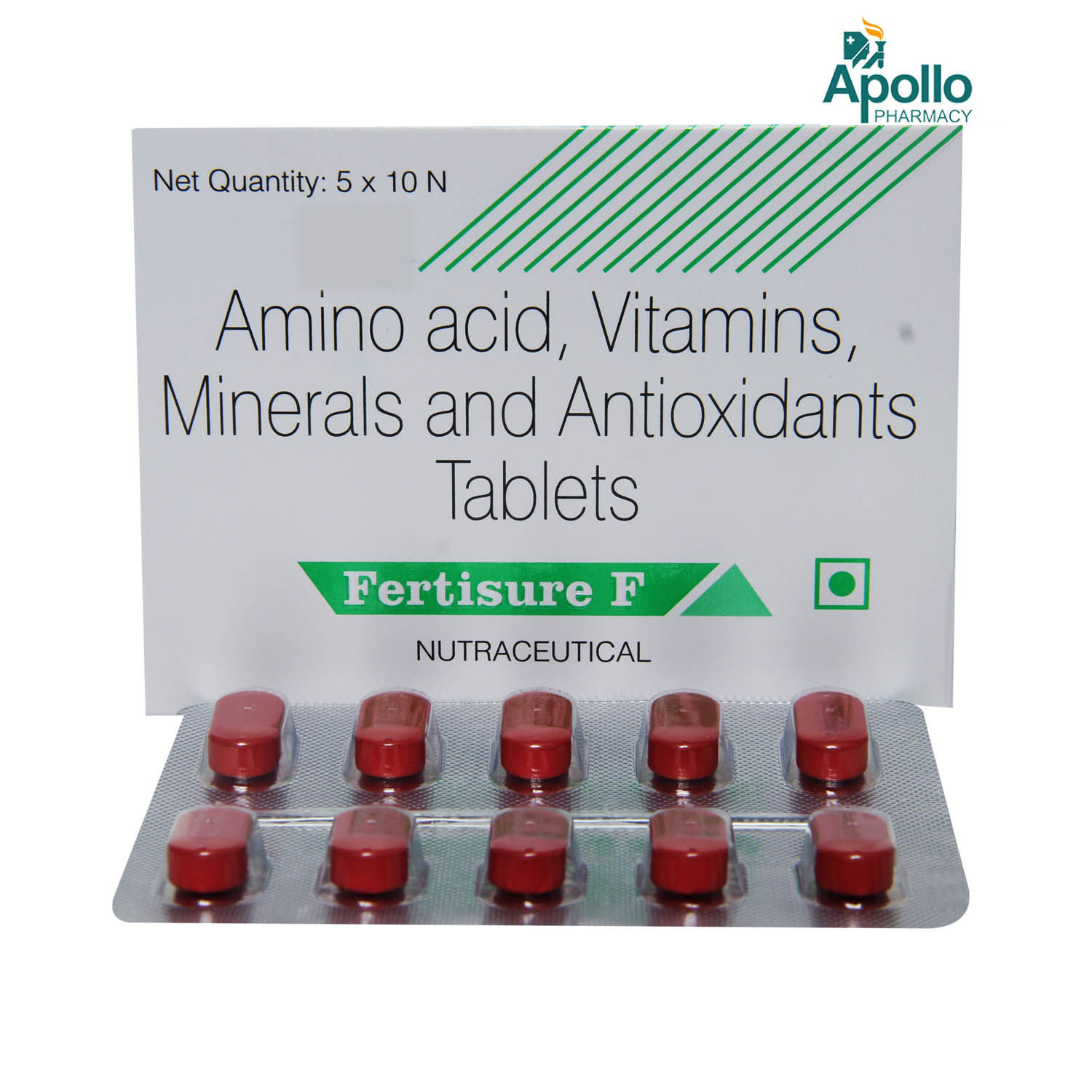 Fertisure F Tablet 10's Price, Uses, Side Effects, Composition - Apollo ...