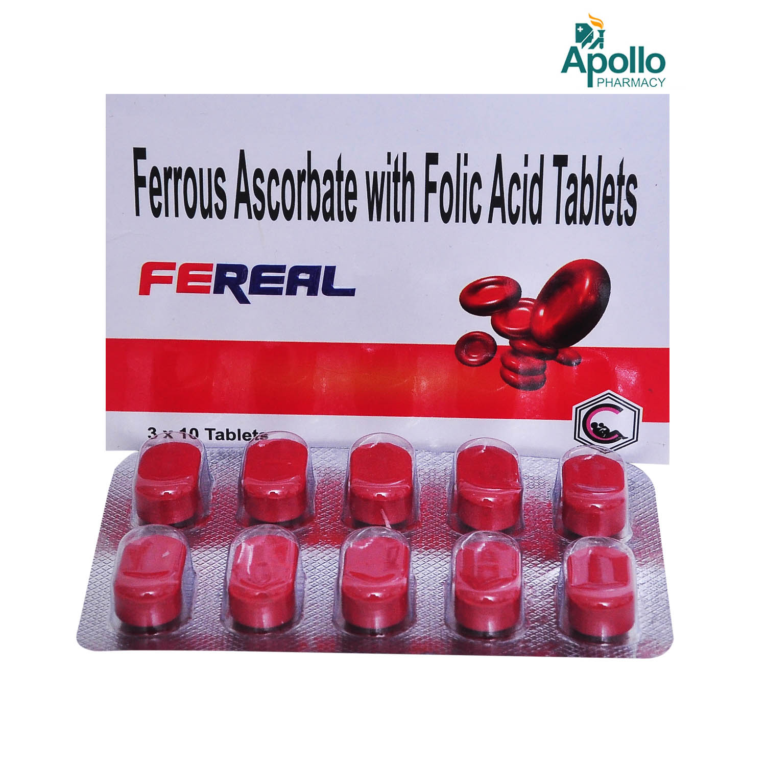 Fereal Tablet 10's Price, Uses, Side Effects, Composition - Apollo Pharmacy