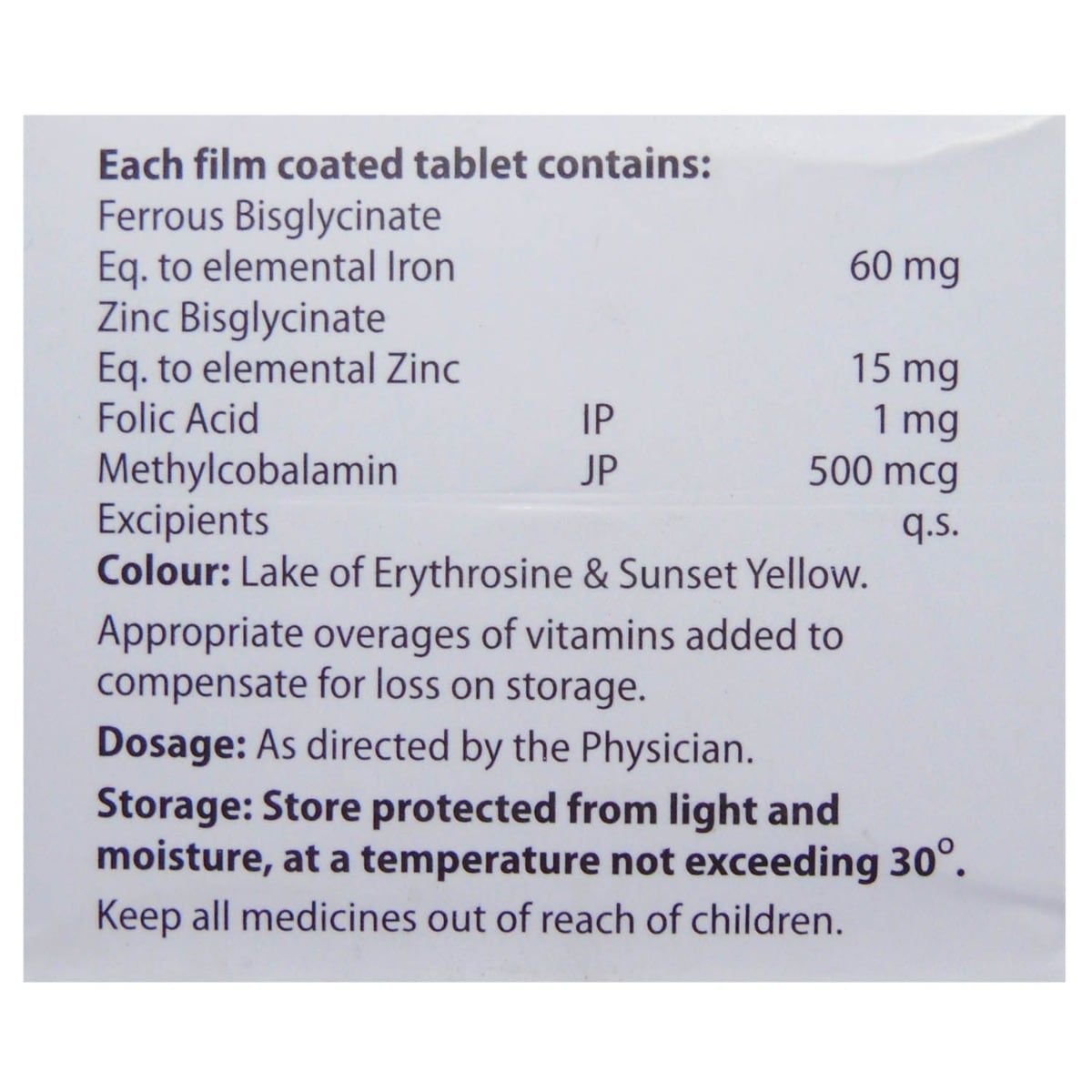 Fer-12 Tablet 10s Price, Uses, Side Effects, Composition - Apollo Pharmacy