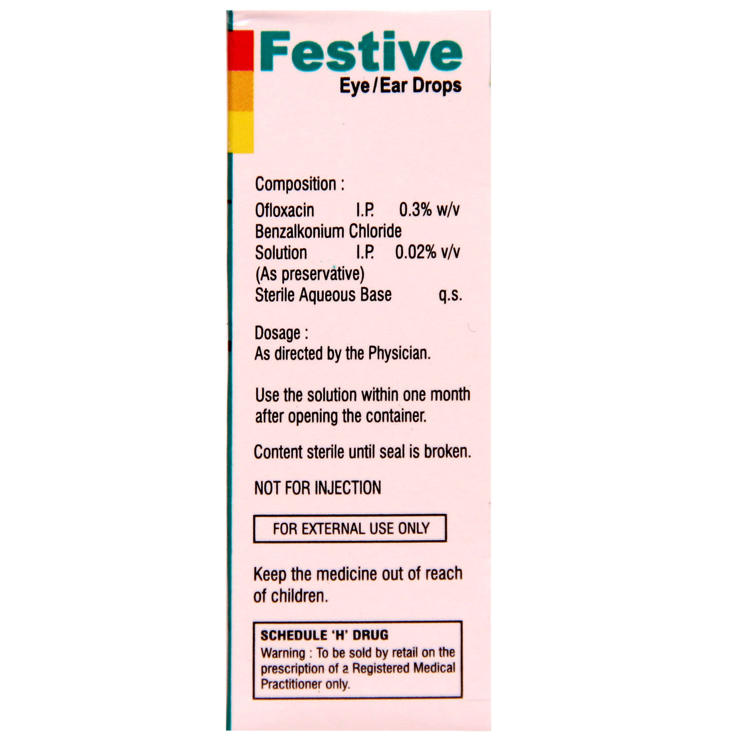 FESTIVE DROPS 10ML Price, Uses, Side Effects, Composition - Apollo Pharmacy