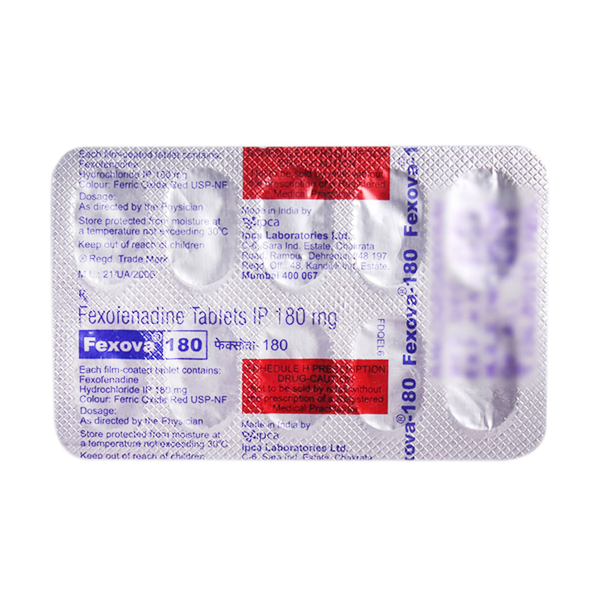 Fexova 180 Tablet 10's Price, Uses, Side Effects, Composition - Apollo ...