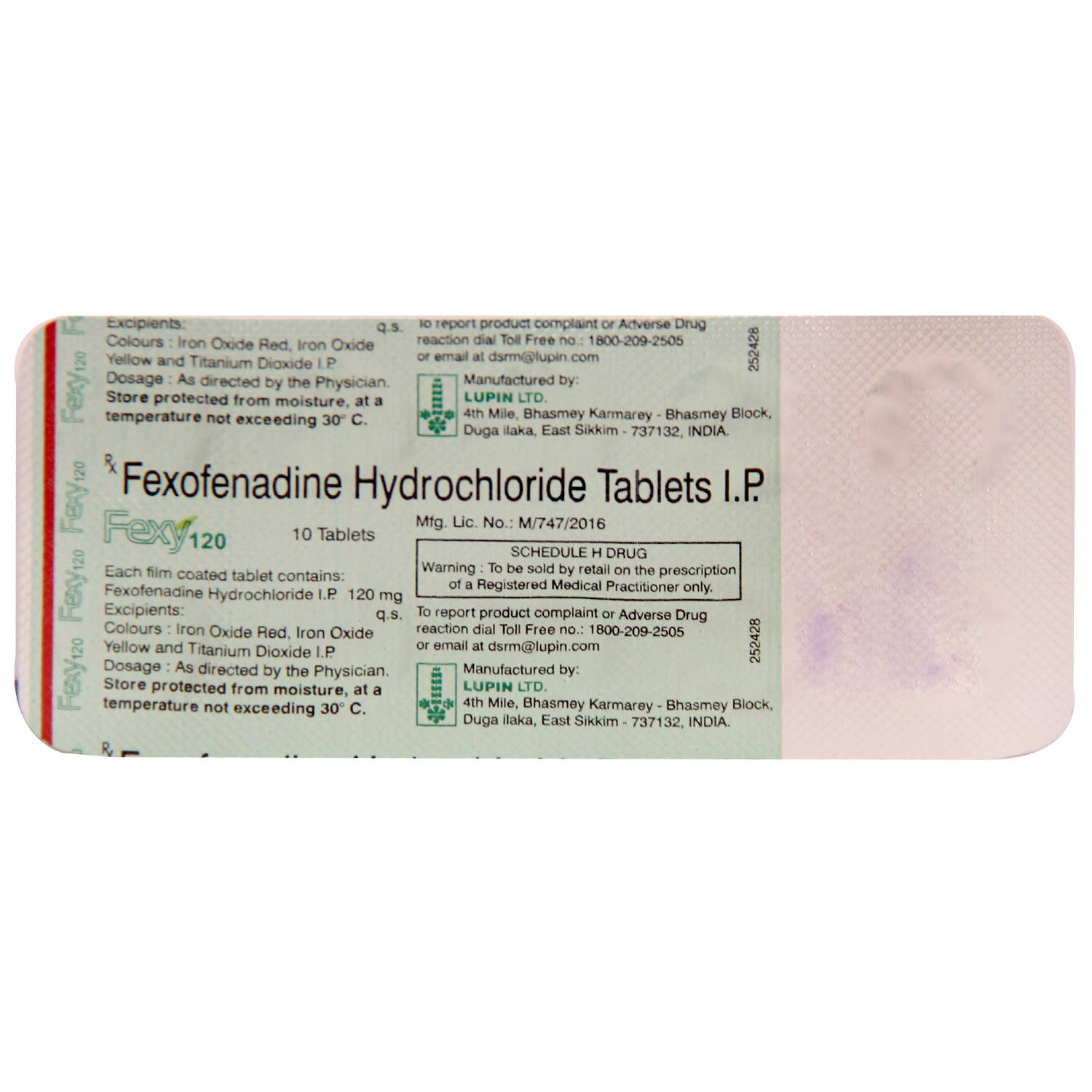 Fexy 120 Tablet 10's Price, Uses, Side Effects, Composition - Apollo ...