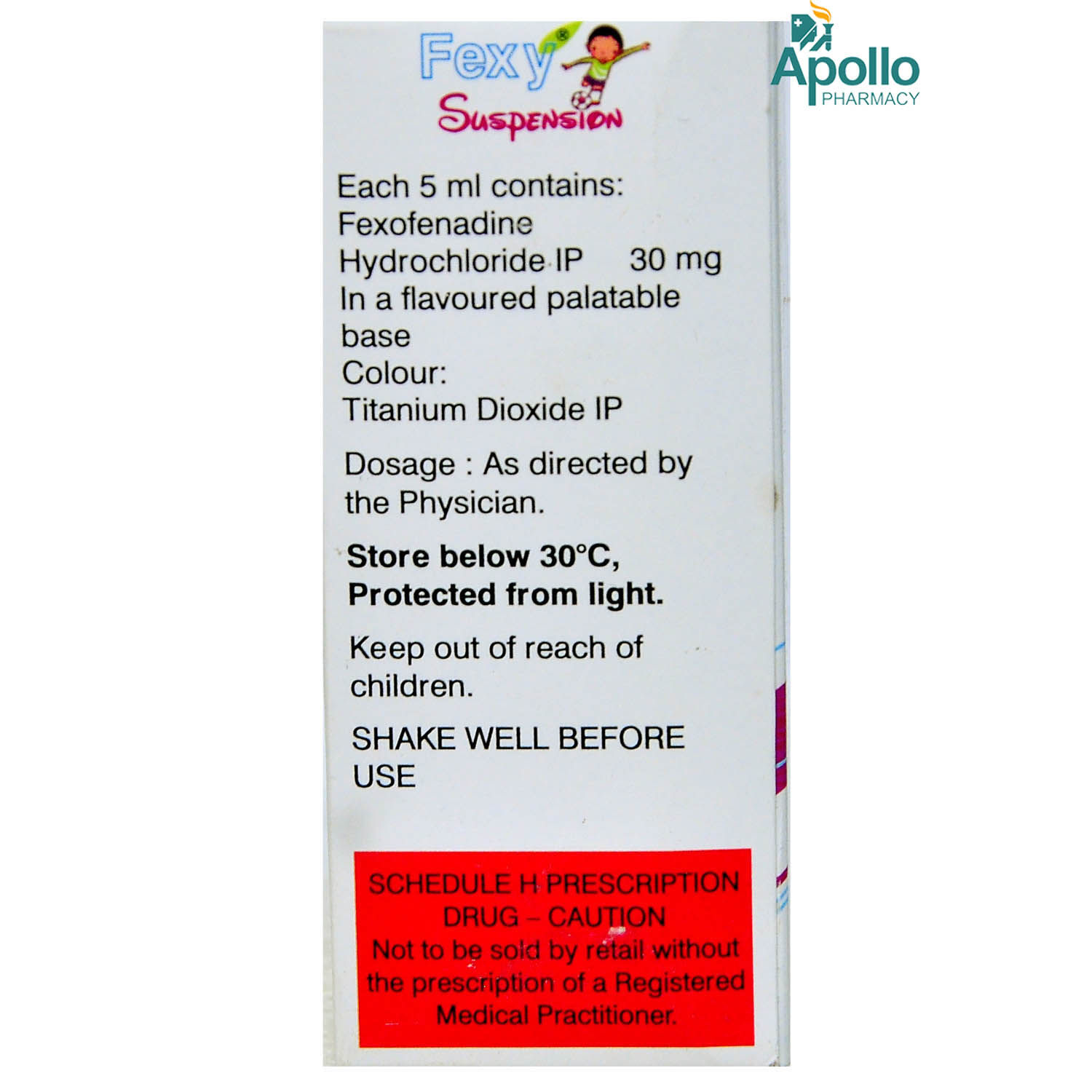 Fexy Syrup 60 ml Price, Uses, Side Effects, Composition - Apollo Pharmacy