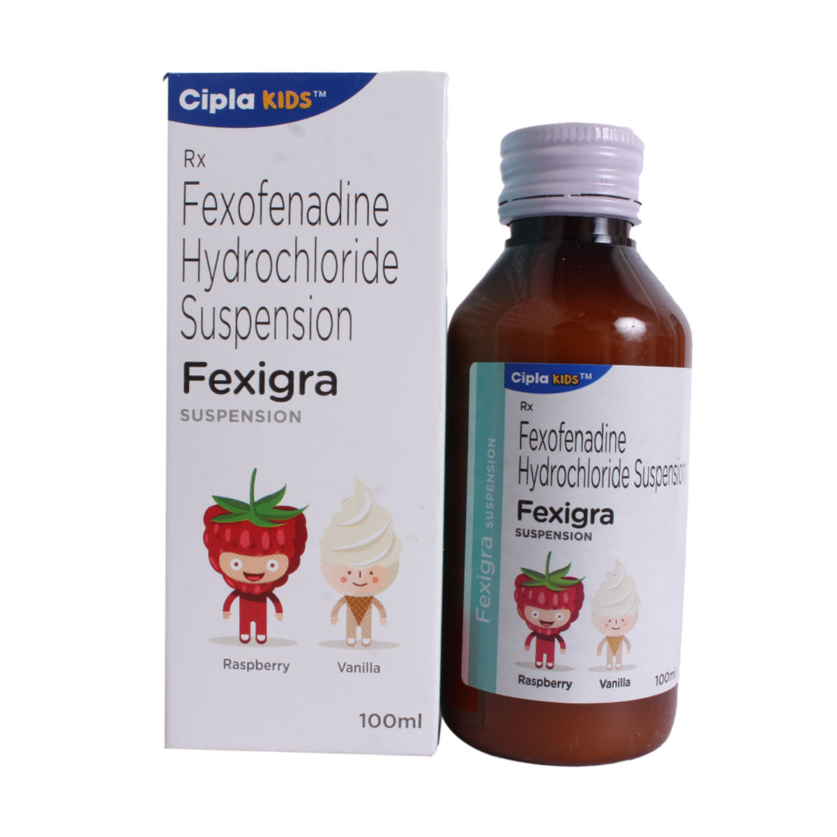 Fexigra 30 mg Raspberry & Vanilla Suspension 100 ml Price, Uses, Side ...