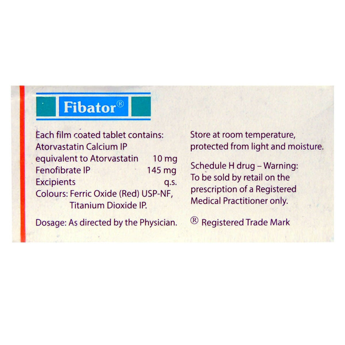 Fibator Tablet 10's Price, Uses, Side Effects, Composition - Apollo ...