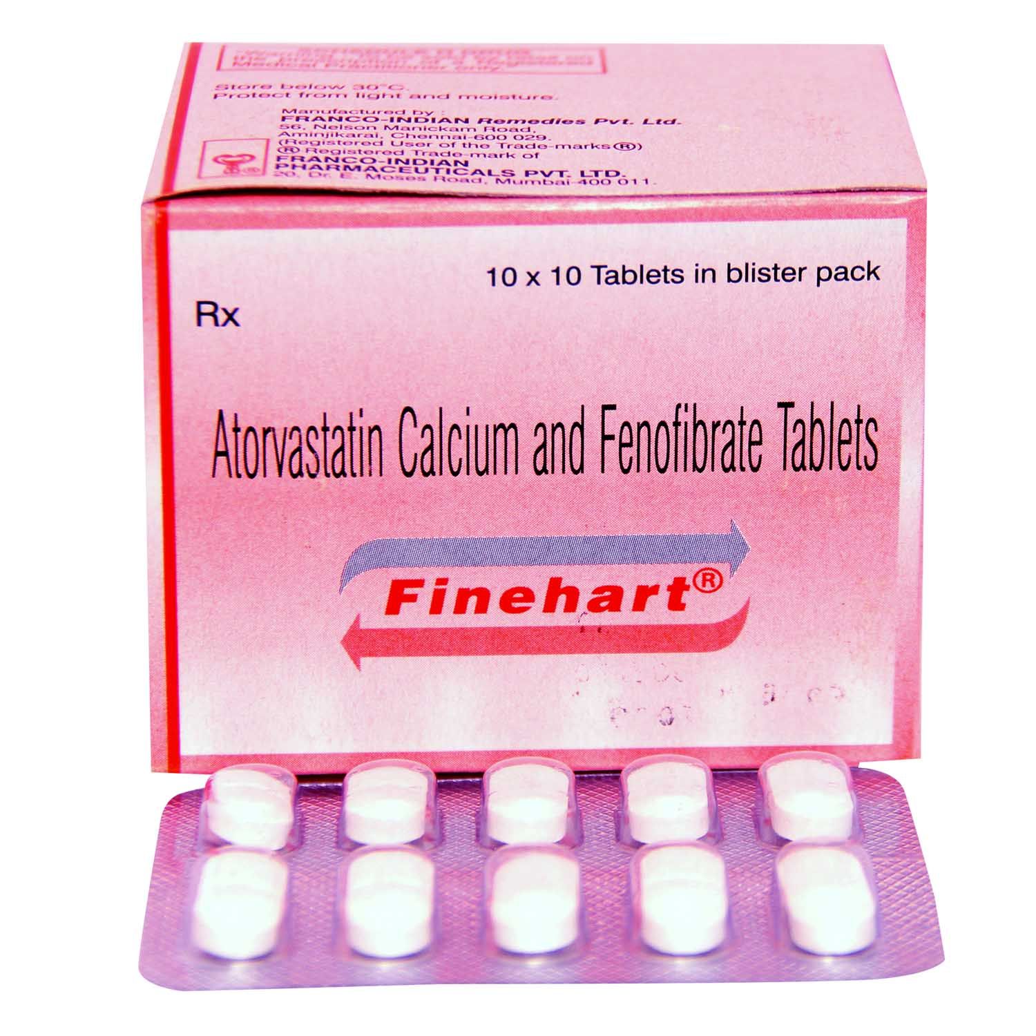 Finehart Tablet 10's Price, Uses, Side Effects, Composition - Apollo ...