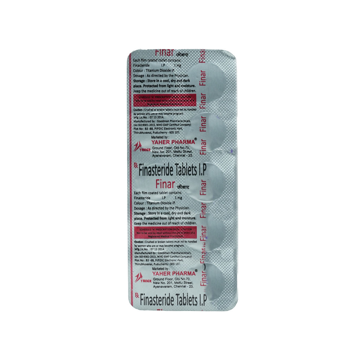 FINAR TABLET 10'S Price, Uses, Side Effects, Composition - Apollo Pharmacy