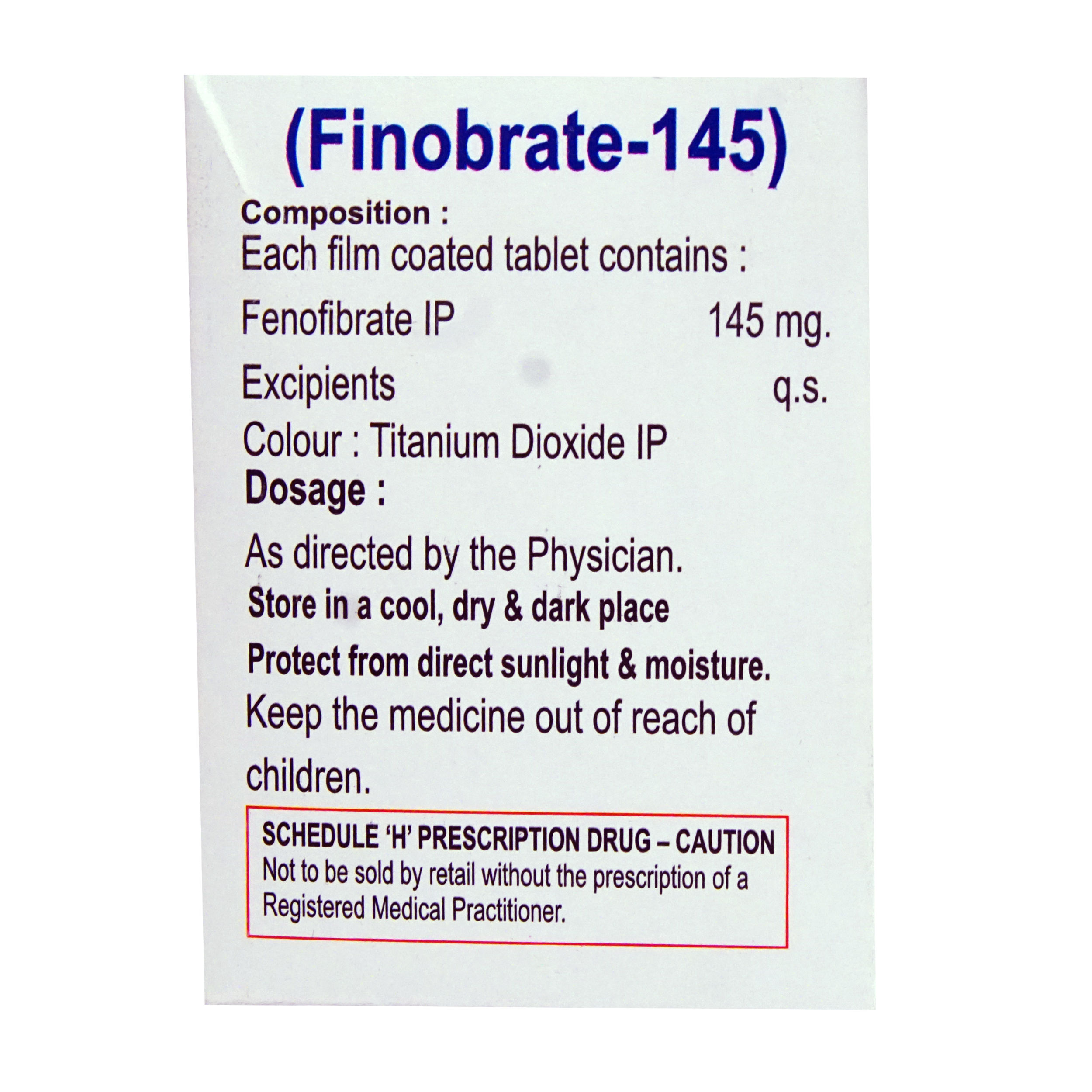 Finobrate-145 Tablet 10's Price, Uses, Side Effects, Composition ...