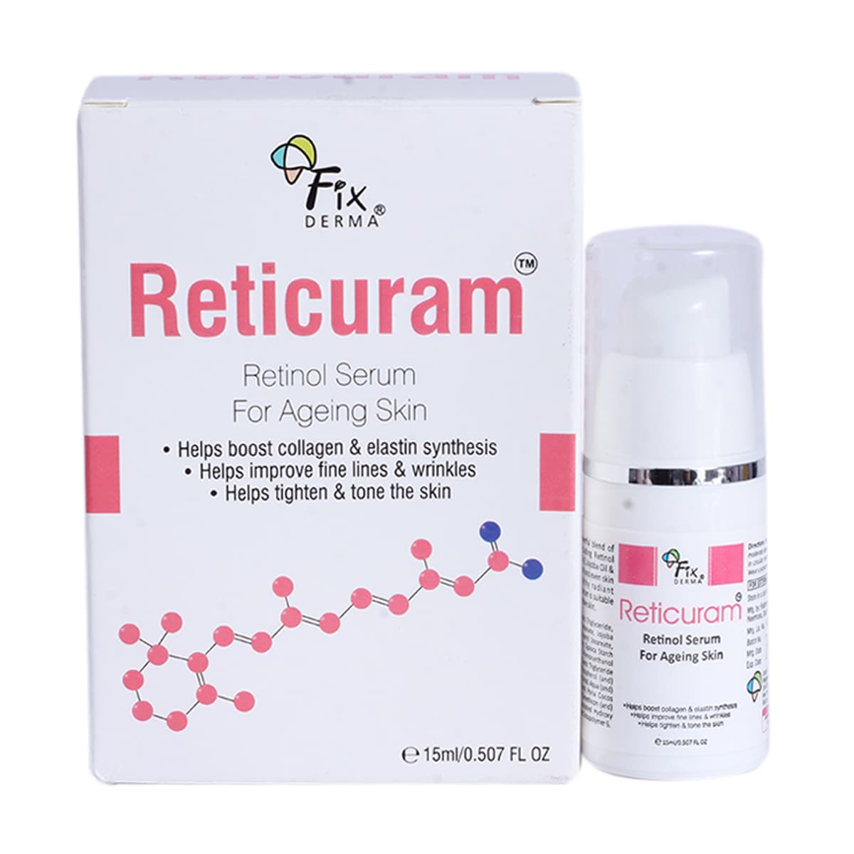 Fix Derma Reticuram Serum 15 ml Price, Uses, Side Effects, Composition ...