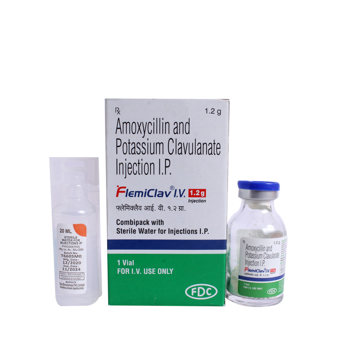 Flemiclav Iv Injection 1.2gm Price, Uses, Side Effects, Composition ...