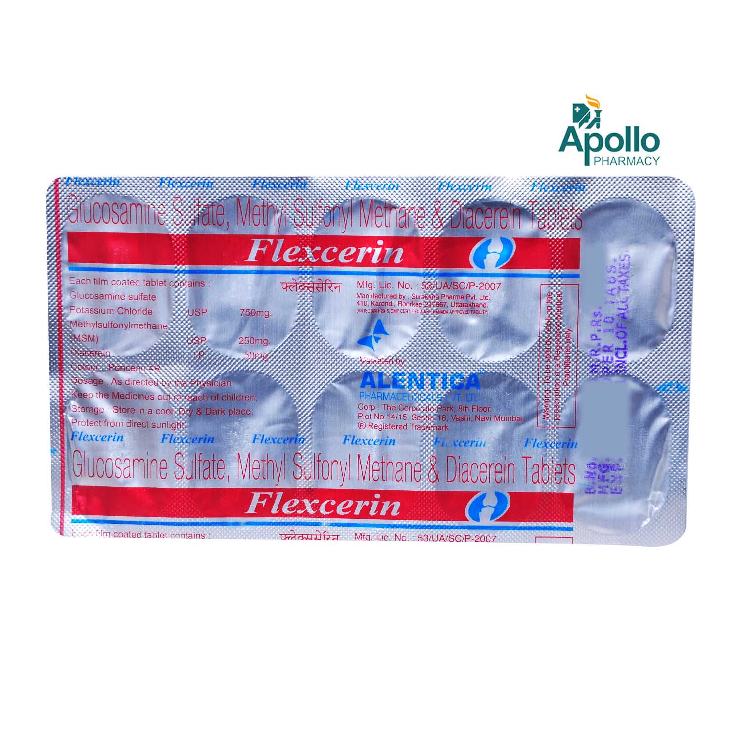 Flexcerin Tablet 10's Price, Uses, Side Effects, Composition - Apollo ...
