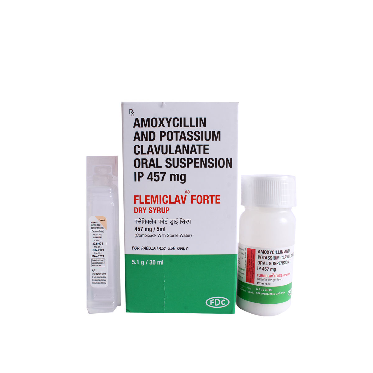 Flemiclav Forte Dry Syrup 30 ml Price, Uses, Side Effects, Composition ...