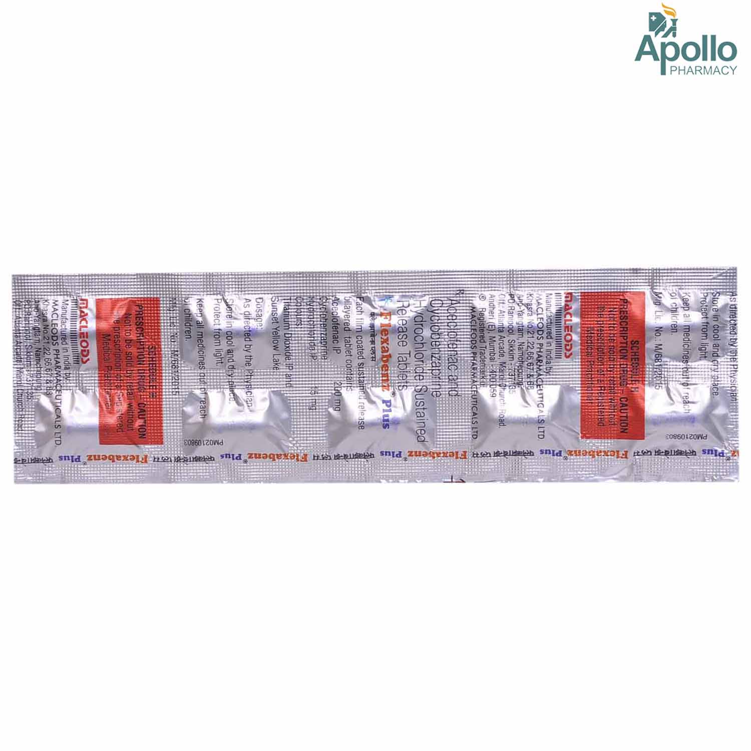 Flexabenz Plus Tablet 10's Price, Uses, Side Effects, Composition ...