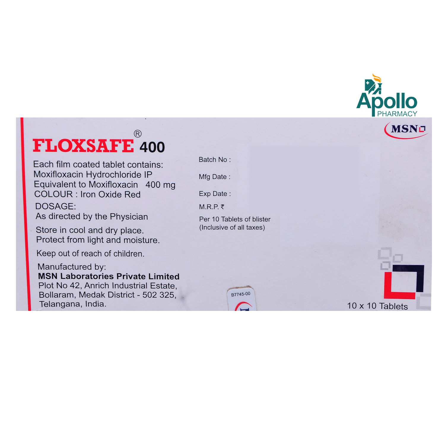 FLOXSAFE 400MG TABLET Price, Uses, Side Effects, Composition - Apollo ...