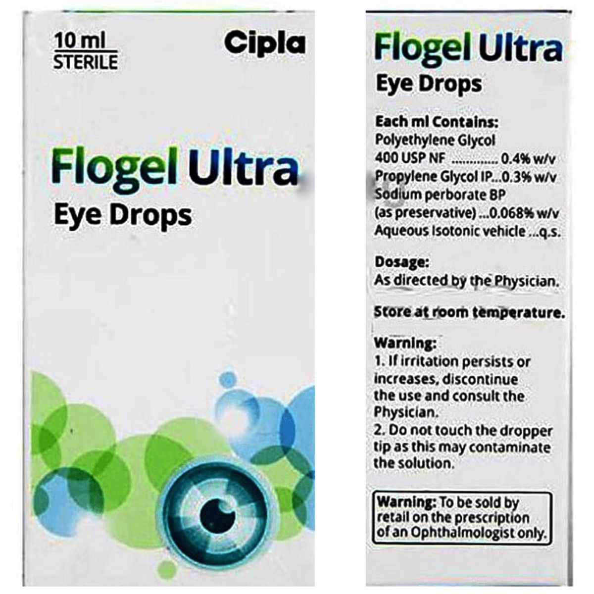 Flogel Ultra Eye Drops 10 ml Price, Uses, Side Effects, Composition ...
