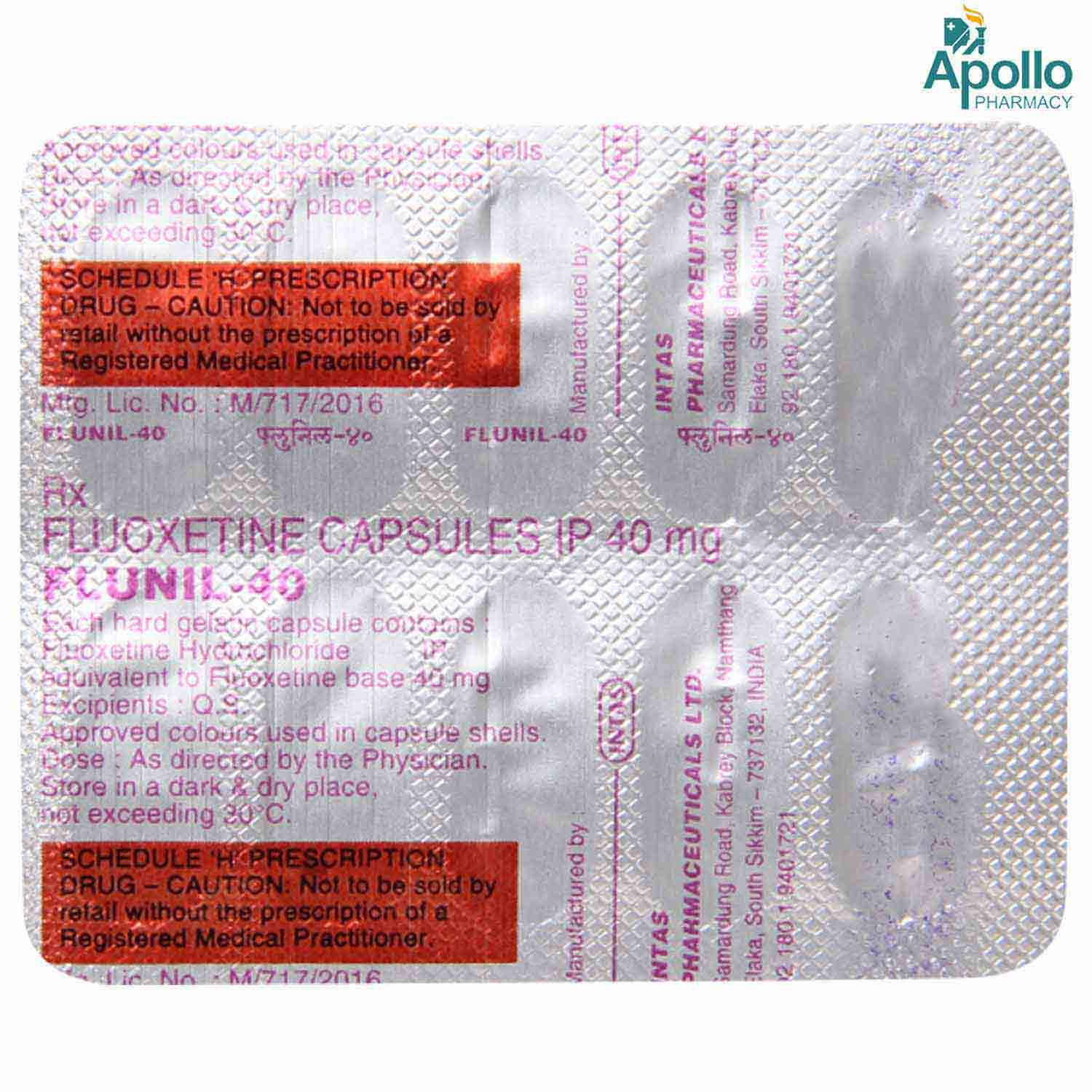 Flunil Capsule 10's Price, Uses, Side Effects, Composition - Apollo ...