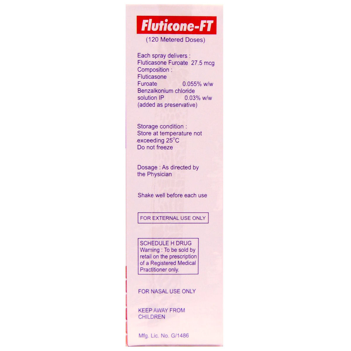 Fluticone-FT Nasal Spray 6 gm Price, Uses, Side Effects, Composition ...