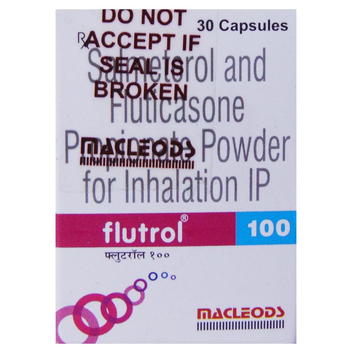 Flutrol 50/100 mcg Capsule 30's Price, Uses, Side Effects, Composition ...