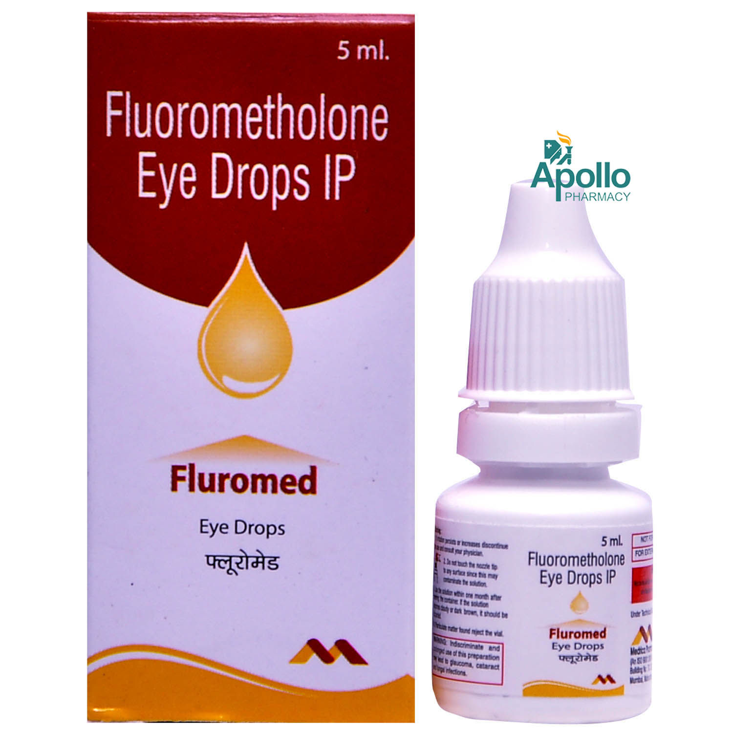 Fluromed Eye Drop 5 ml Price, Uses, Side Effects, Composition - Apollo ...
