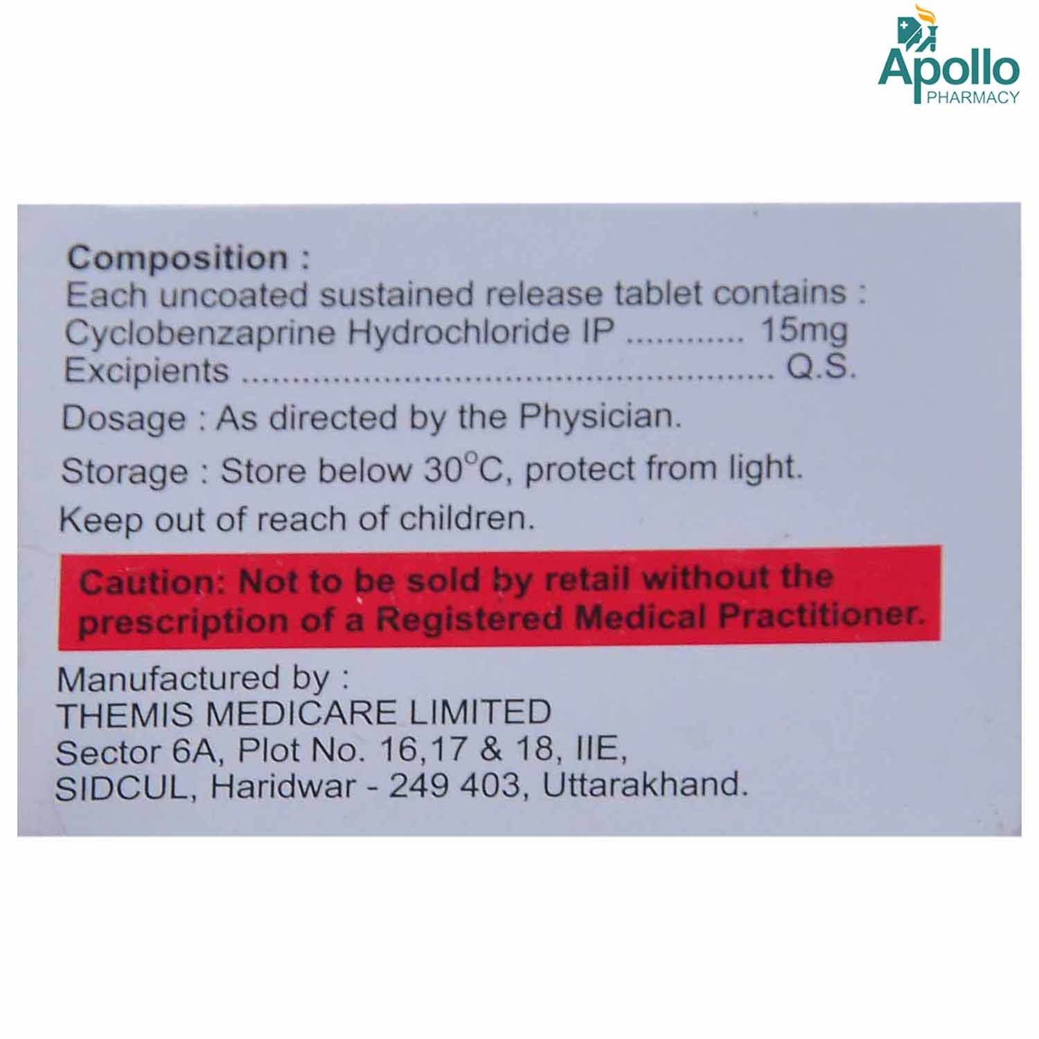FLYBENZ 15MG TABLET Price, Uses, Side Effects, Composition - Apollo ...