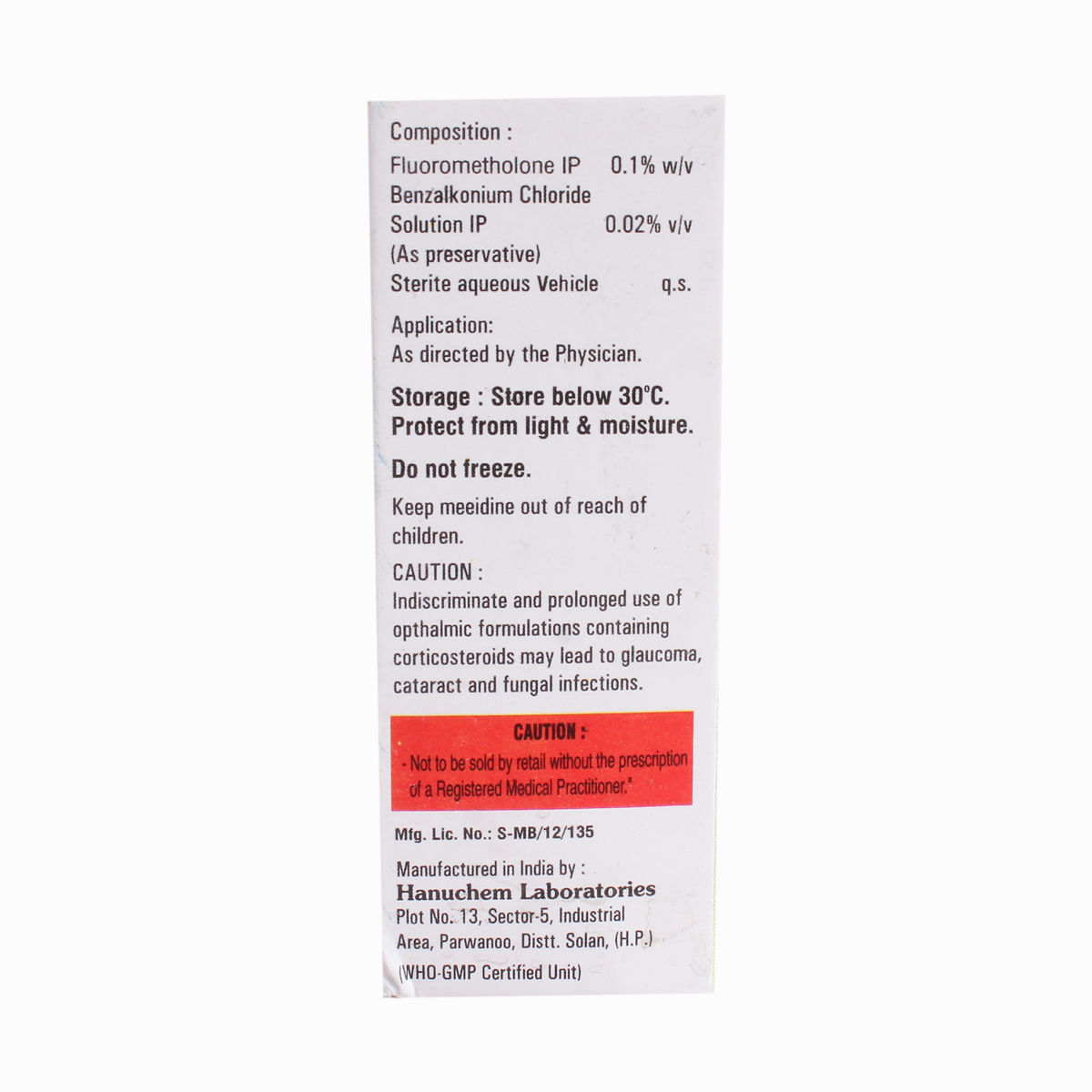 Fm 1 Eye Drops 5Ml Price, Uses, Side Effects, Composition - Apollo Pharmacy