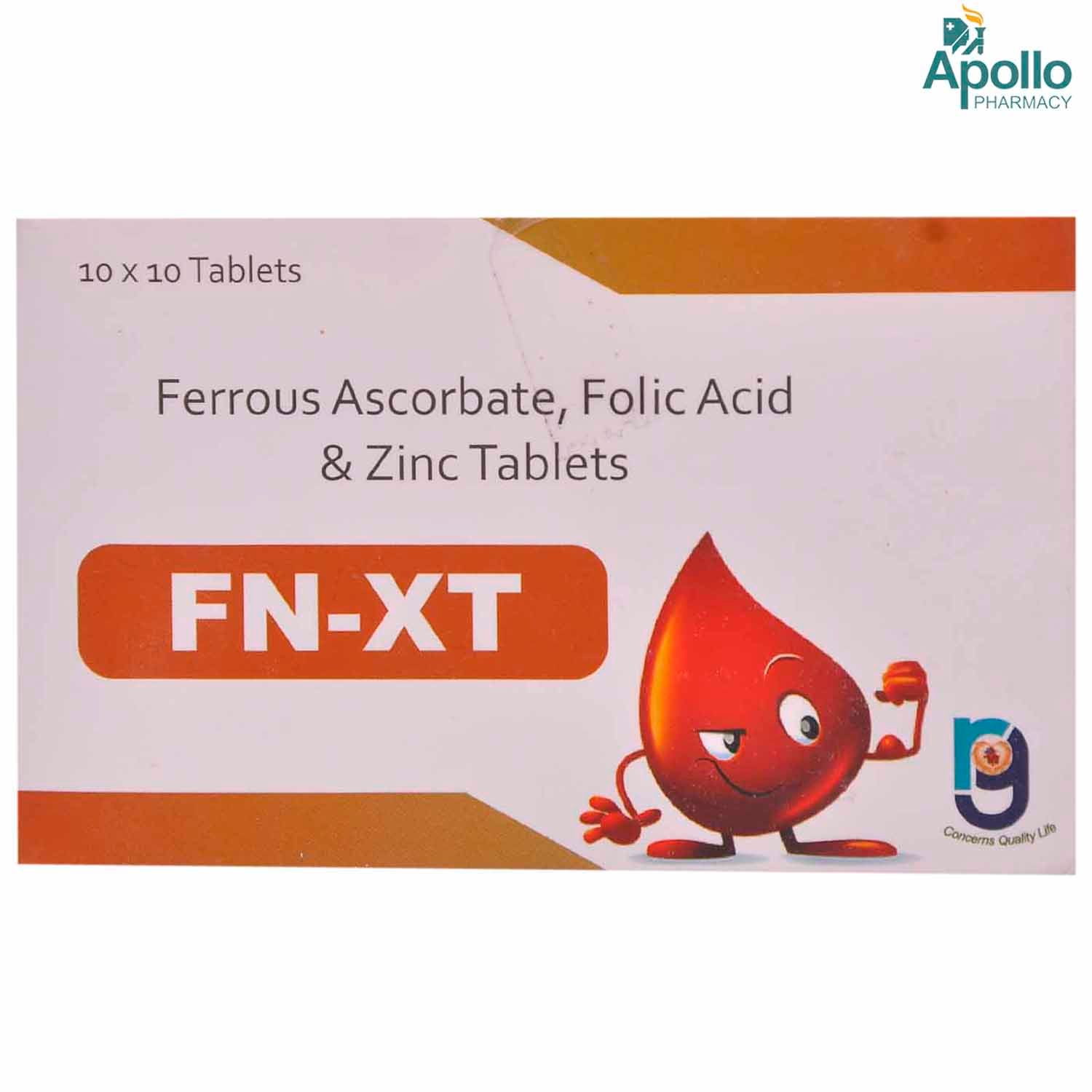 FN XT Tablet 10's Price, Uses, Side Effects, Composition - Apollo Pharmacy