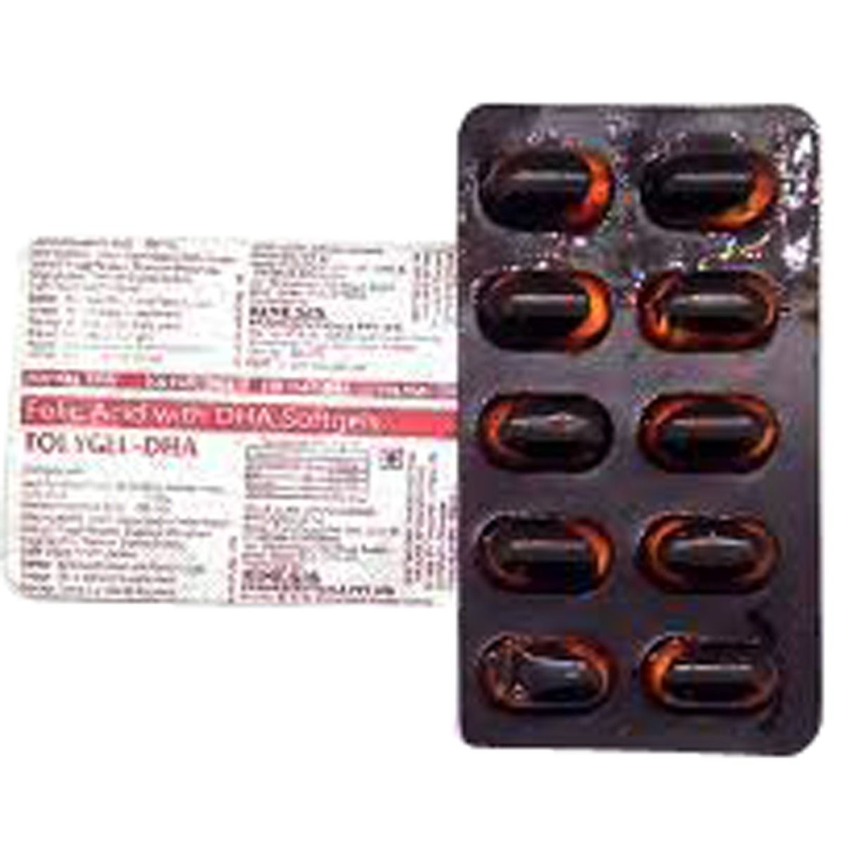 Folygel DHA Softgel Capsule 10's Price, Uses, Side Effects, Composition ...