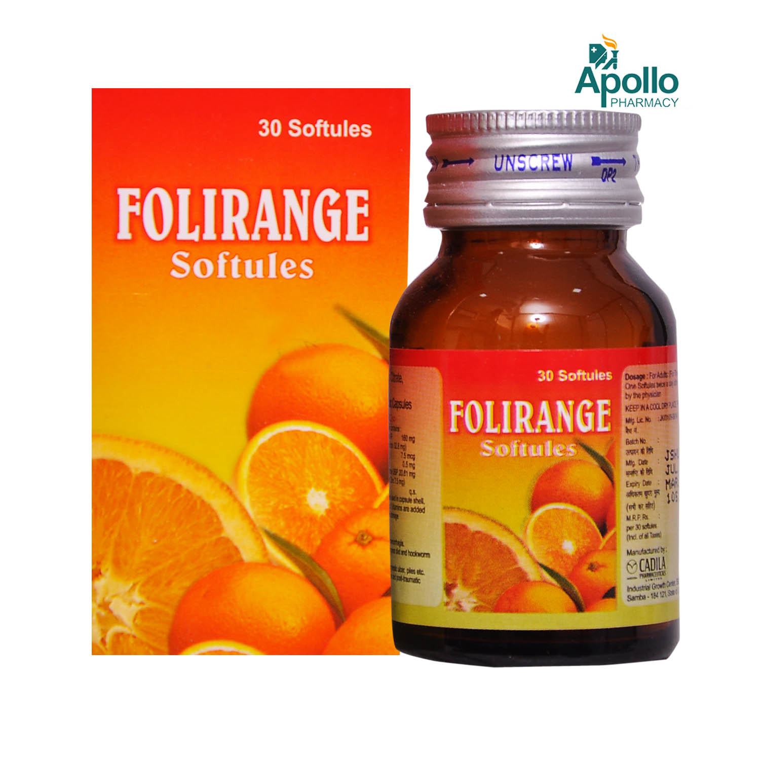 FOLIRANGE CAPSULE 30'S Price, Uses, Side Effects, Composition - Apollo ...