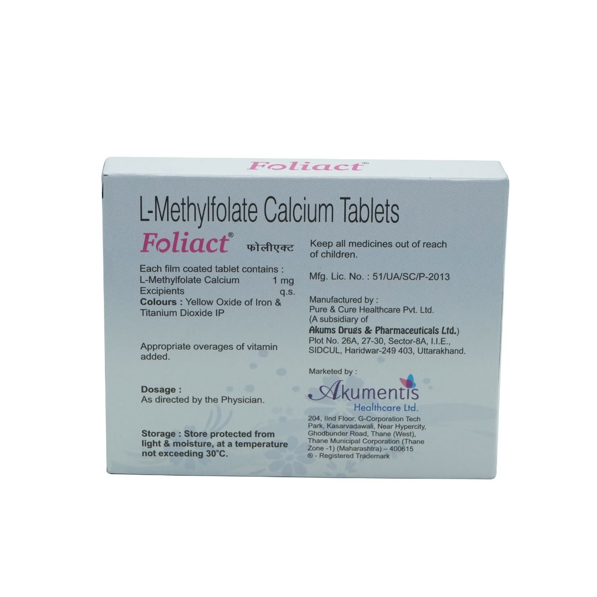 Foliact Tablet 30's Price, Uses, Side Effects, Composition - Apollo ...