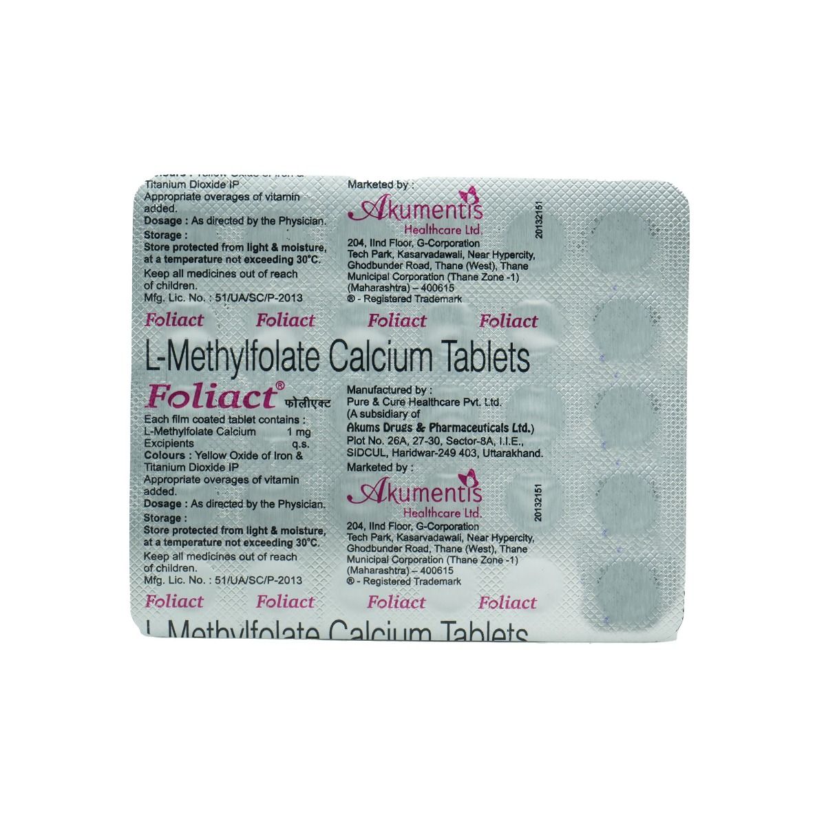 Foliact Tablet 30's Price, Uses, Side Effects, Composition - Apollo ...