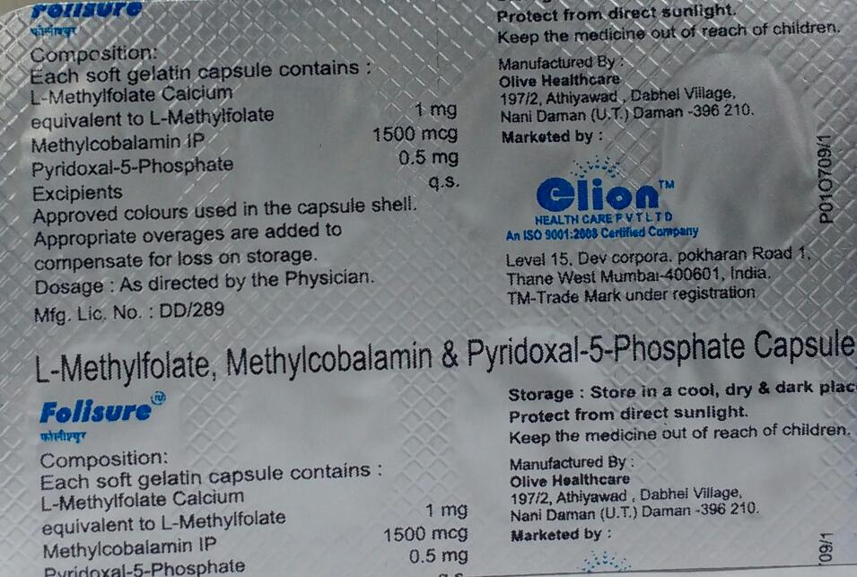 Folisure Capsule 10's Price, Uses, Side Effects, Composition - Apollo ...