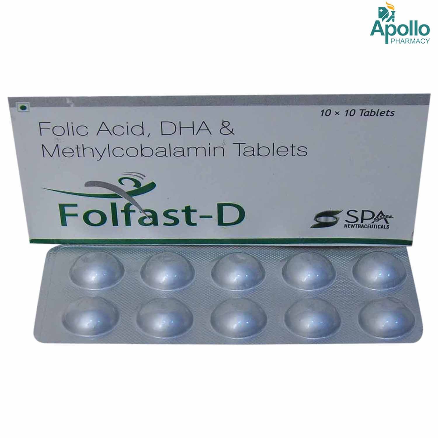 Folfast-D Tablet 10's Price, Uses, Side Effects, Composition - Apollo ...