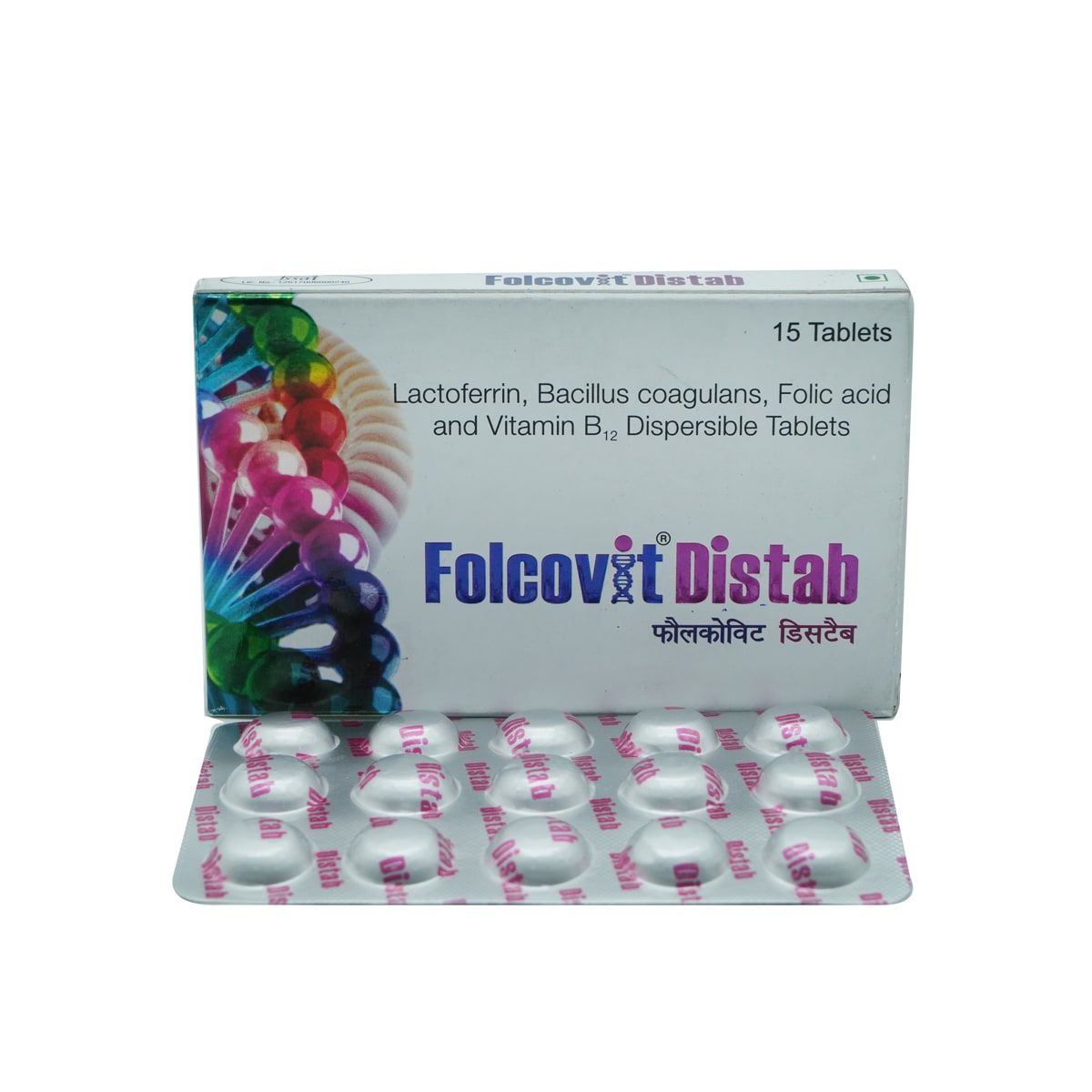 Folcovit Distab Tablet 15's Price, Uses, Side Effects, Composition ...