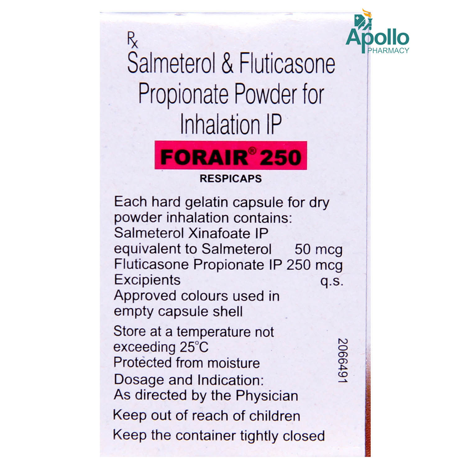 Forair 250 Respicaps 30's Price, Uses, Side Effects, Composition ...