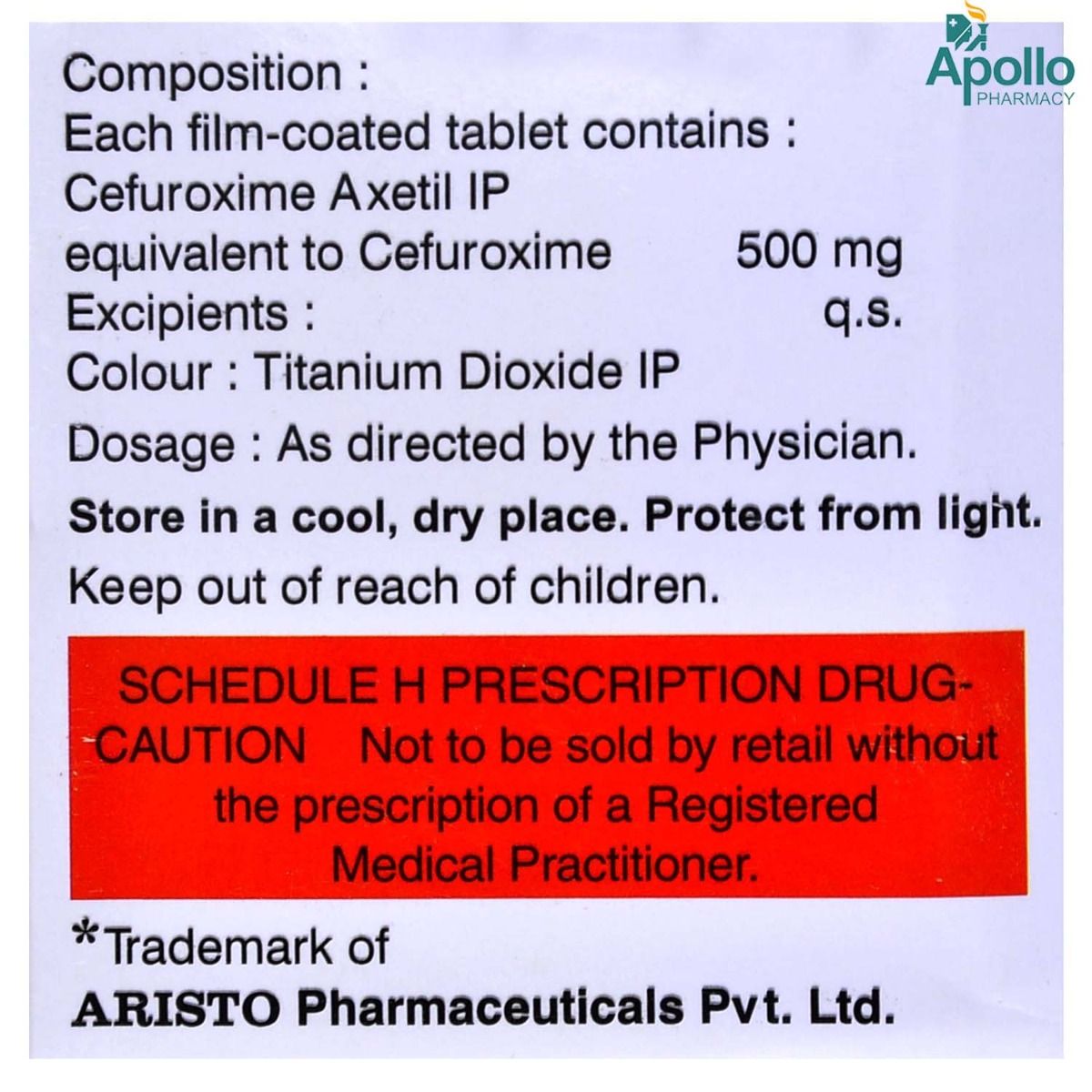 Forcef 500 mg Tablet 10's Price, Uses, Side Effects, Composition ...