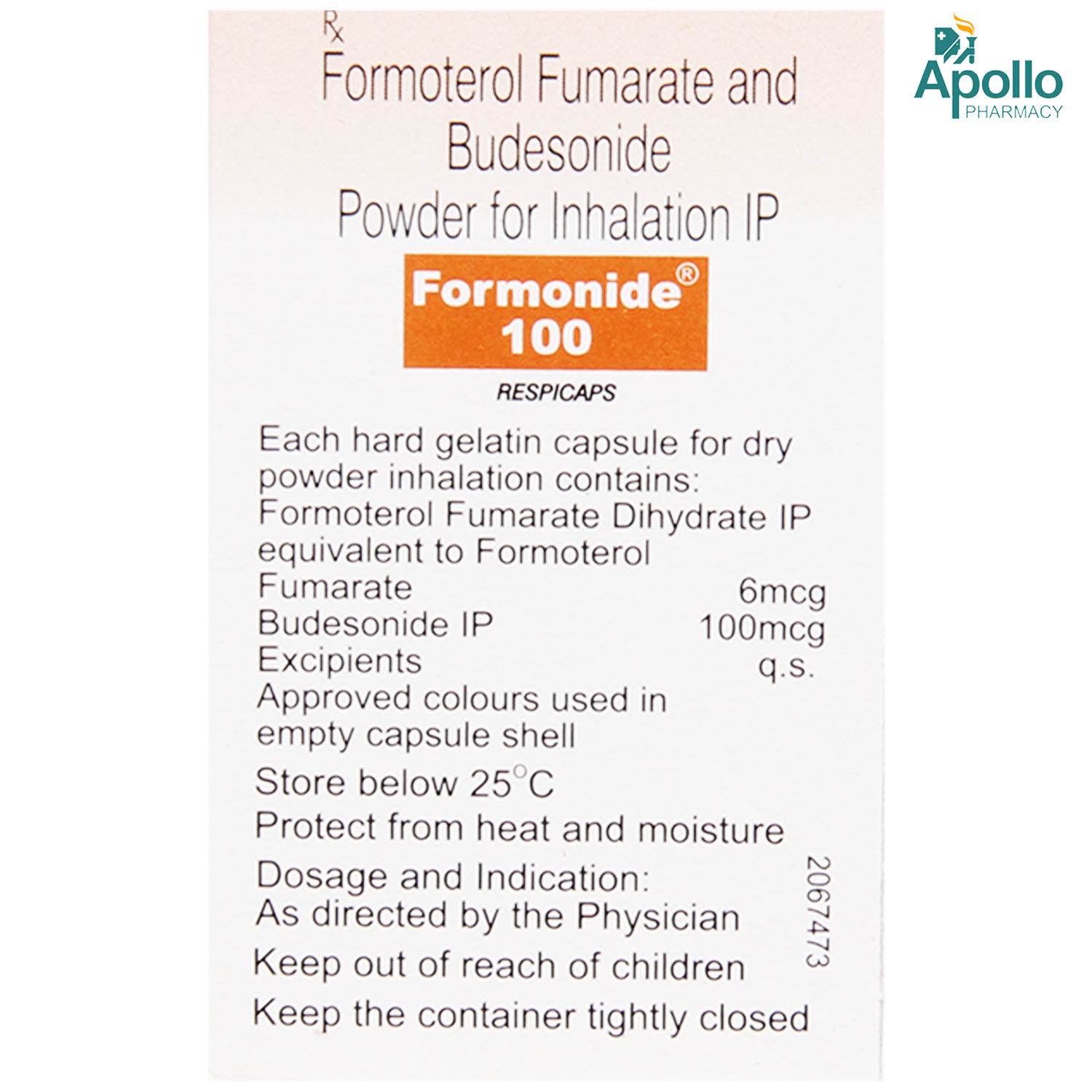 Formonide 100 Respicaps 30's Price, Uses, Side Effects, Composition ...