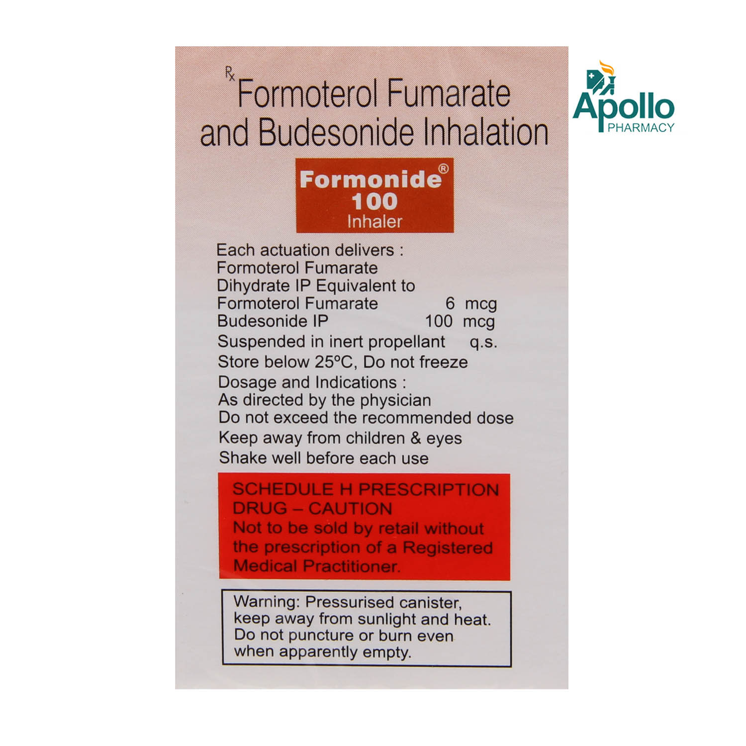 Formonide 100 Inhaler 1's Price, Uses, Side Effects, Composition ...