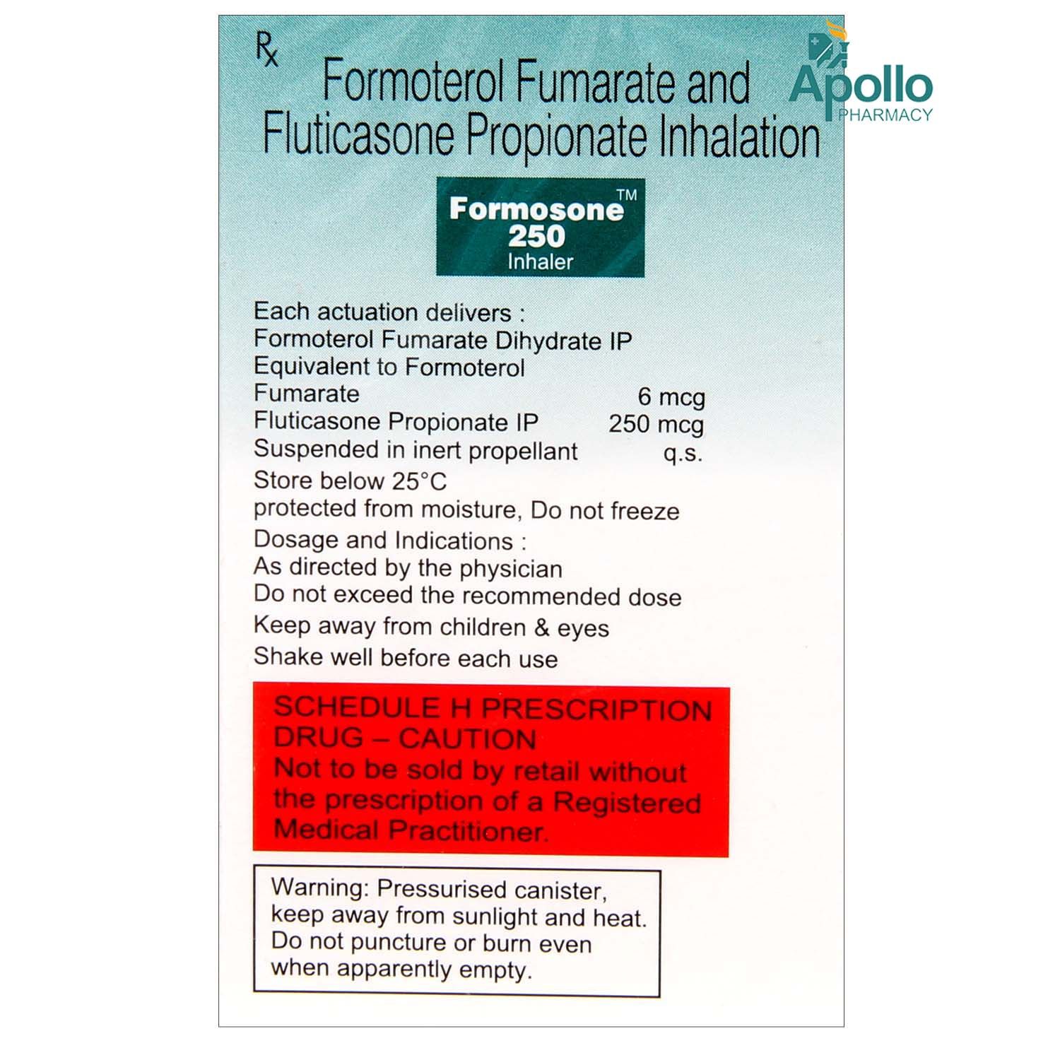 Formosone 250 Inhaler 1's Price, Uses, Side Effects, Composition ...