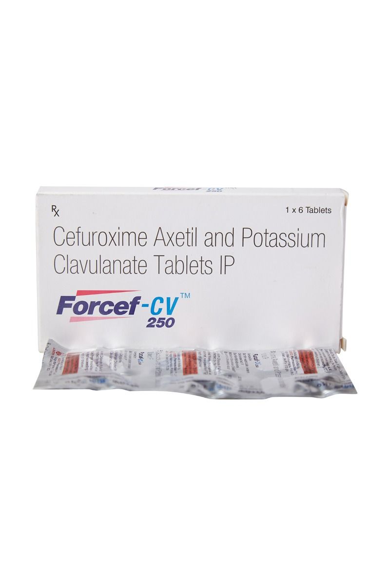 Forcef CV 250 Tablet 6's Price, Uses, Side Effects, Composition ...