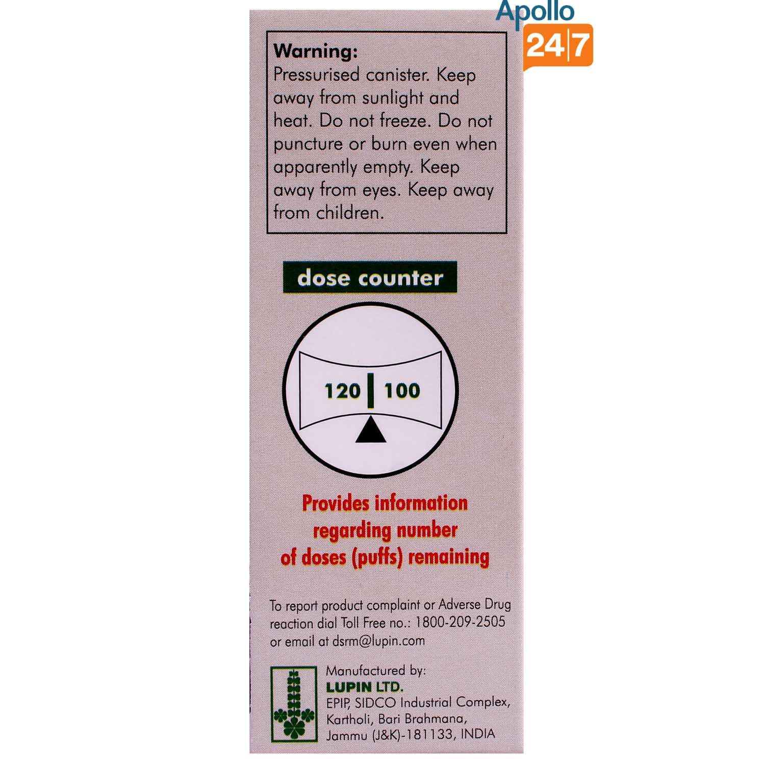 Formoflo 125 Transhaler 7.2 gm Price, Uses, Side Effects, Composition ...