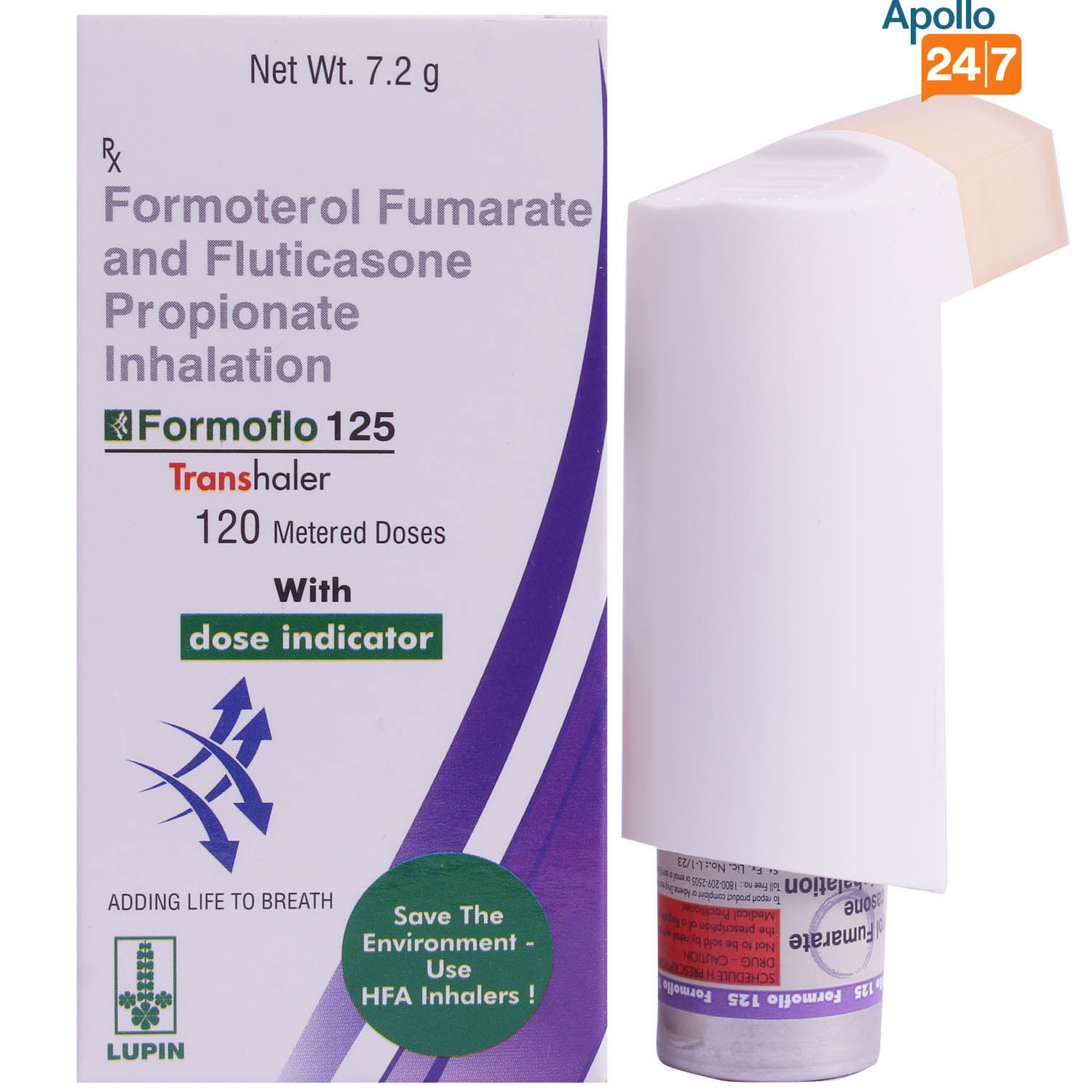 Formoflo 125 Transhaler 7.2 gm Price, Uses, Side Effects, Composition ...