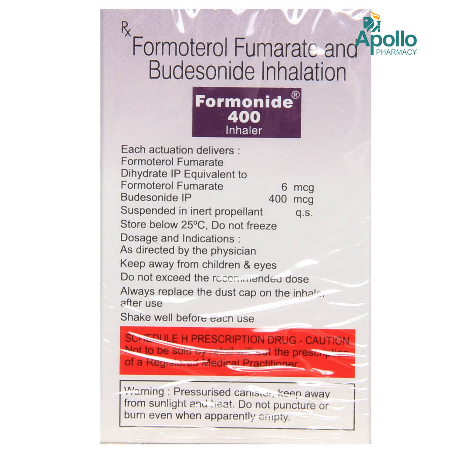 Formonide 400 Inhaler 120 mdi Price, Uses, Side Effects, Composition ...