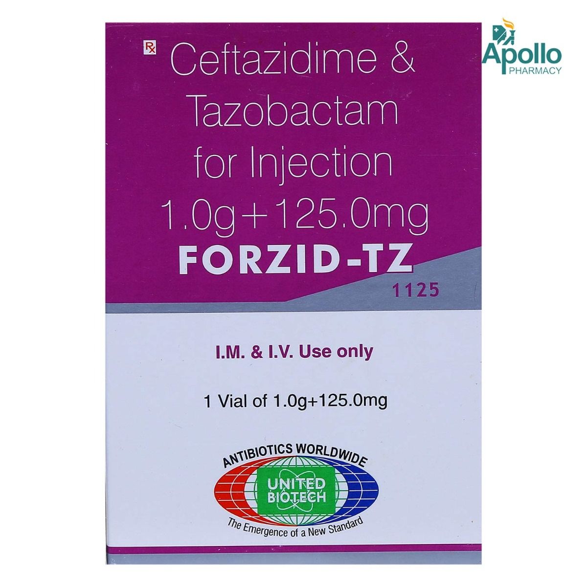 FORZID TZ 1125MG INJECTION Price, Uses, Side Effects, Composition ...
