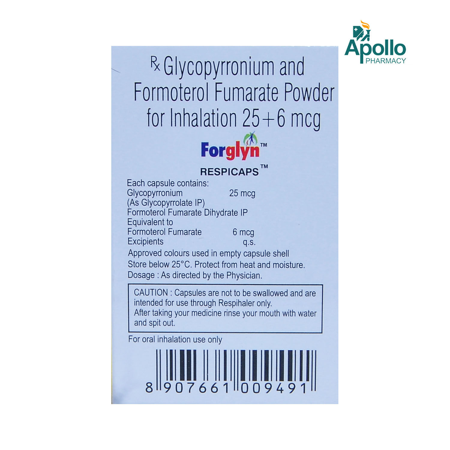 Forglyn Respicap 30's Price, Uses, Side Effects, Composition - Apollo ...