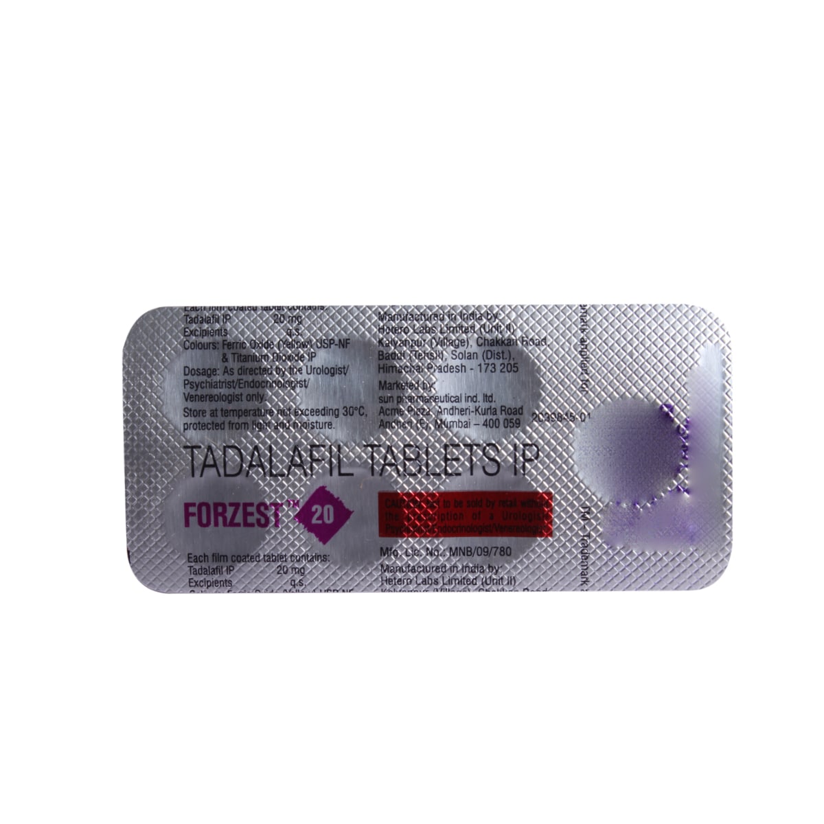 Forzest 20 Tablet 7's Price, Uses, Side Effects, Composition - Apollo ...