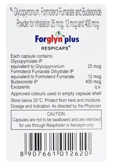 Forglyn Plus Respicaps 30's Price, Uses, Side Effects, Composition ...