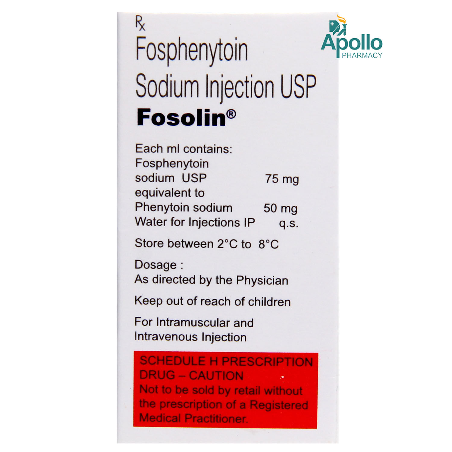 FOSOLIN 750MG INJECTION 10ML Price, Uses, Side Effects, Composition ...