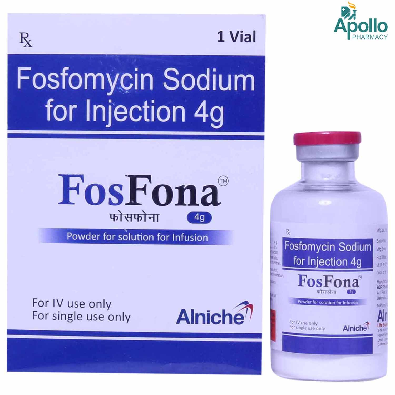 FOSFONA 4GM INJECTION Price, Uses, Side Effects, Composition - Apollo ...