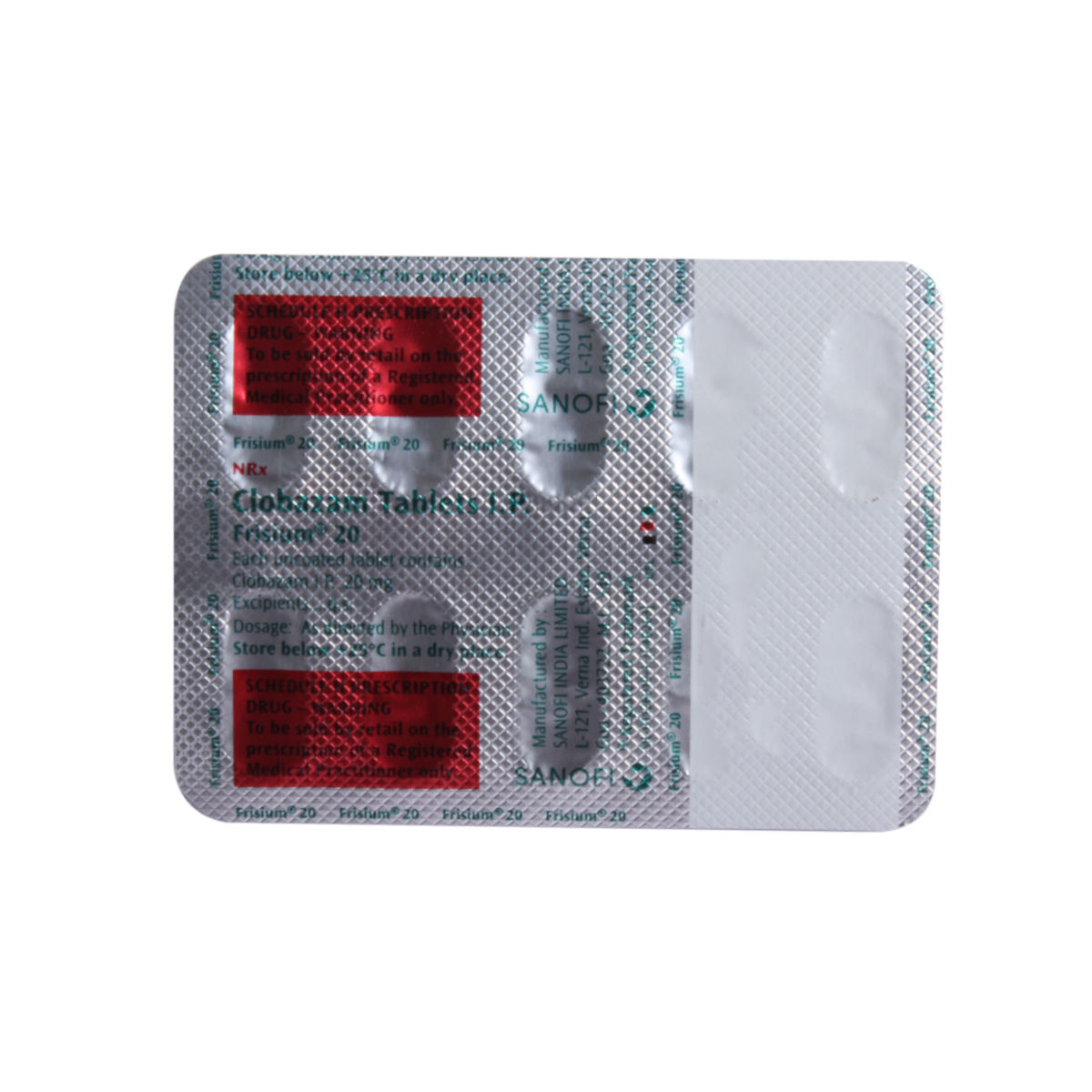 FRISIUM 20MG TABLET Price, Uses, Side Effects, Composition - Apollo ...